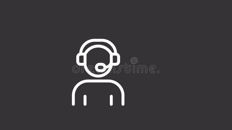 Animated Client Support Infographic. Customer Service Stock Video ...