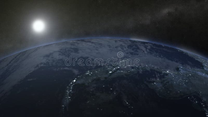 An Animated Clip of a Rotating Earth. Stock Video - Video of animation ...