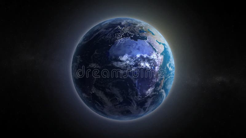 An Animated Clip of a Rotating Earth. Stock Video - Video of animation ...