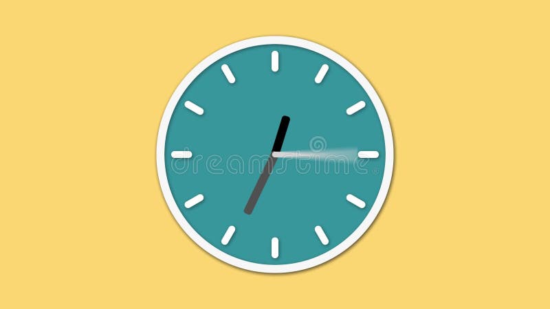 Animated clock time lapse stock footage. Video of counting - 129852578