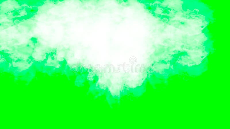Animated Clouds Moving Fast on Green Screen Stock Video - Video of ...