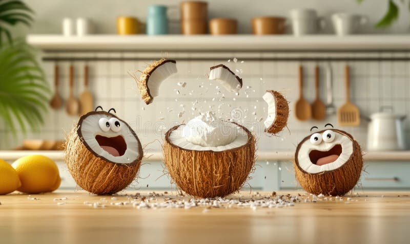 Animated Coconuts Stock Photos - Free & Royalty-Free Stock Photos from ...