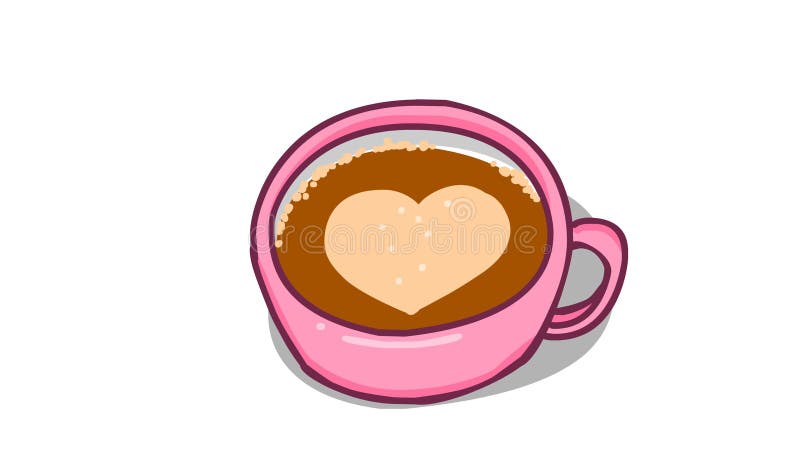 Animated Coffee Shop Staff Hand Acknowledgment on White Background ...