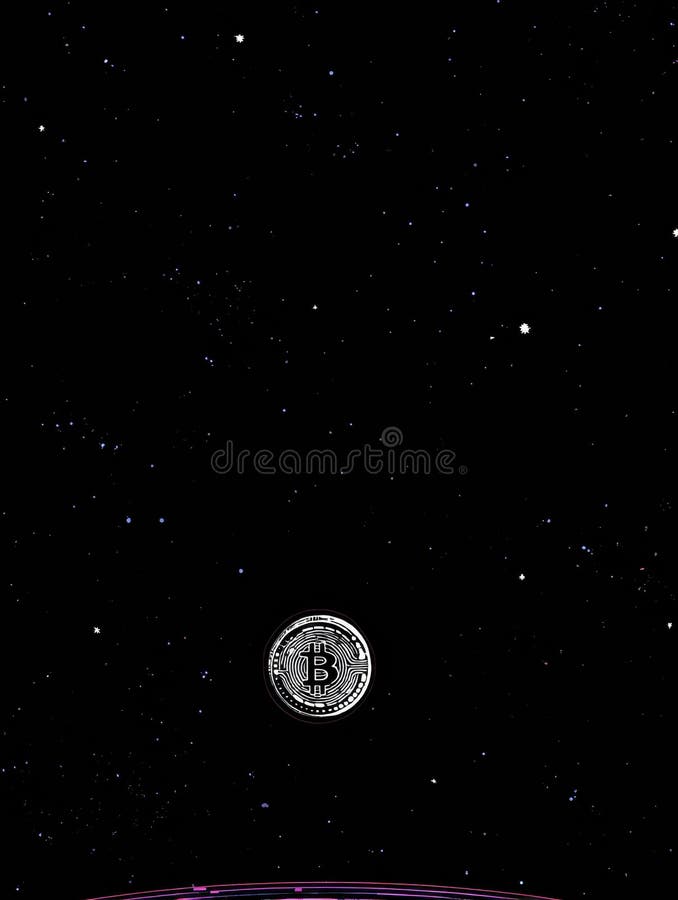 Animated Coin Flips in Zero Gravity Amidst a Starry Backdrop Create a ...
