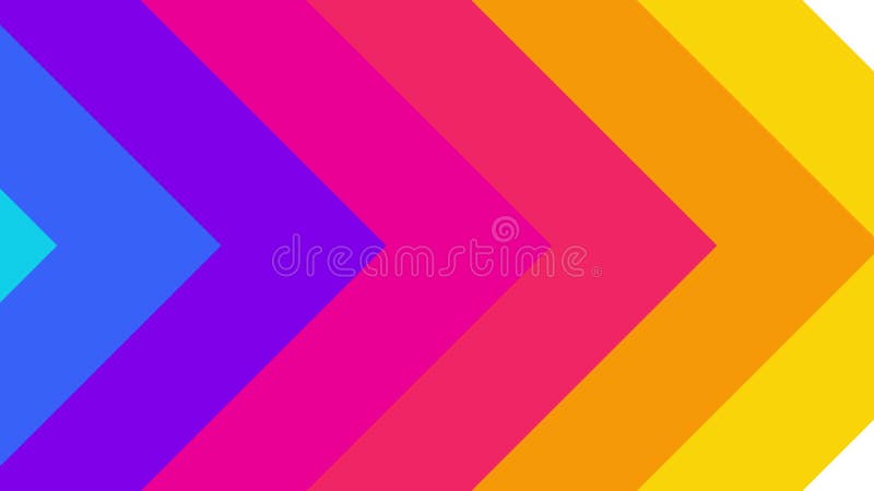 Animated Color Background from Triangular Strips. Decorative Multicolor ...