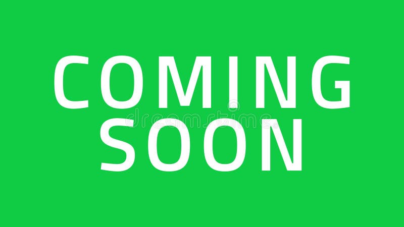 Animated Coming Soon with Bouncing Text Effect with Shadows in Red ...