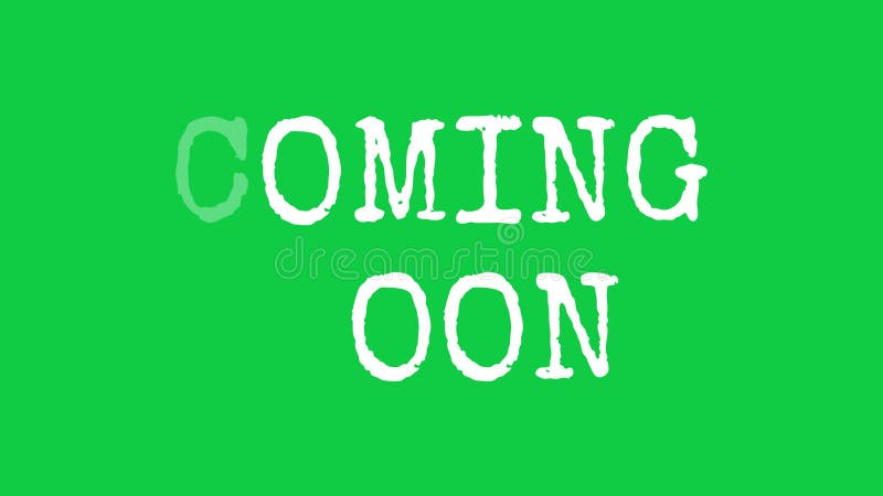 Animated Coming Soon with Flicker Text Effect in Red, Green, and Blue ...