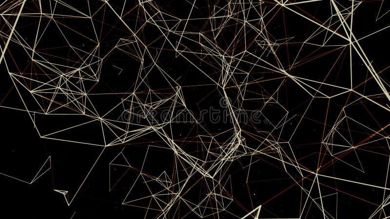 Animated Computer Background with Linear Graphic Content Stock Video ...