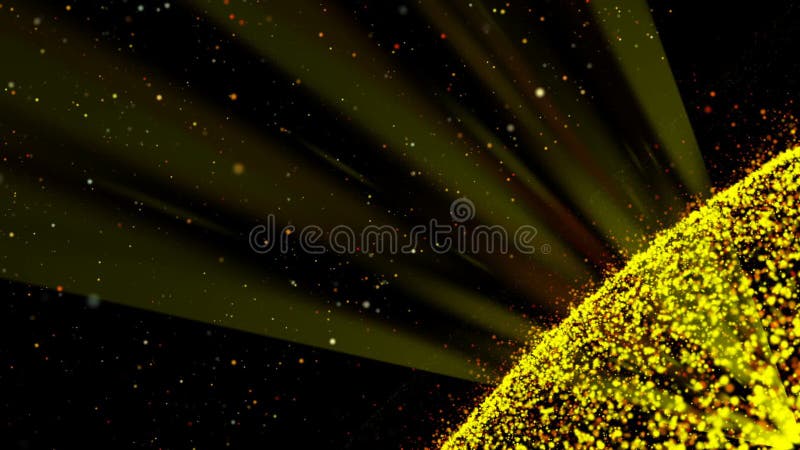 Animated Computer Screen Saver with Moving Particles Stock Footage ...