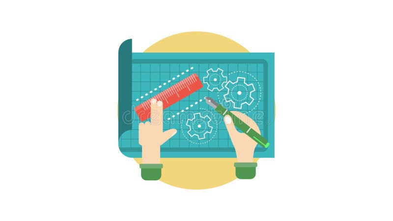 Animated Creative Process Icon Stock Video - Video of finding, browsing ...