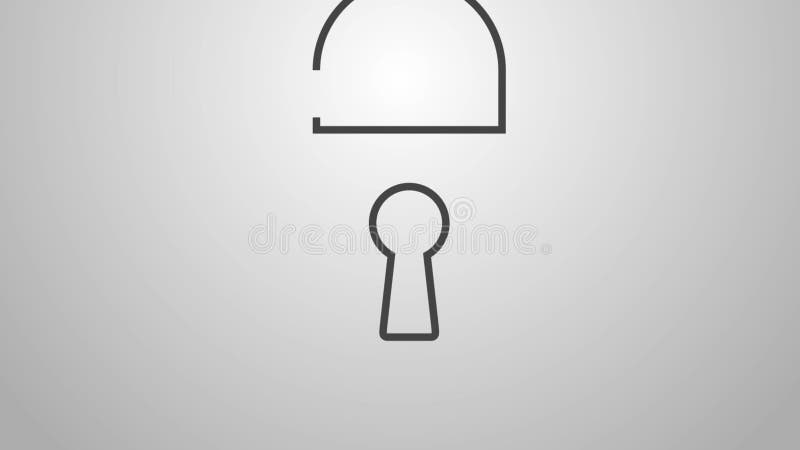 Animation of Cyber Security Icons Stock Video - Video of hacker, code ...