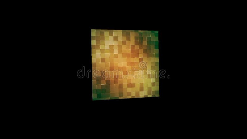 Animated 3d Flying Cube Squares Pattern with Black Screen Background ...