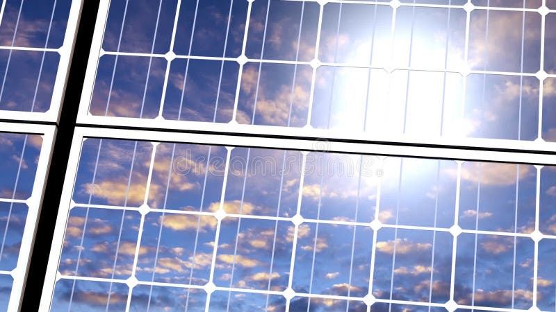 Solar Panels on a Modern Grid Displaying Sustainable Energy Solutions ...