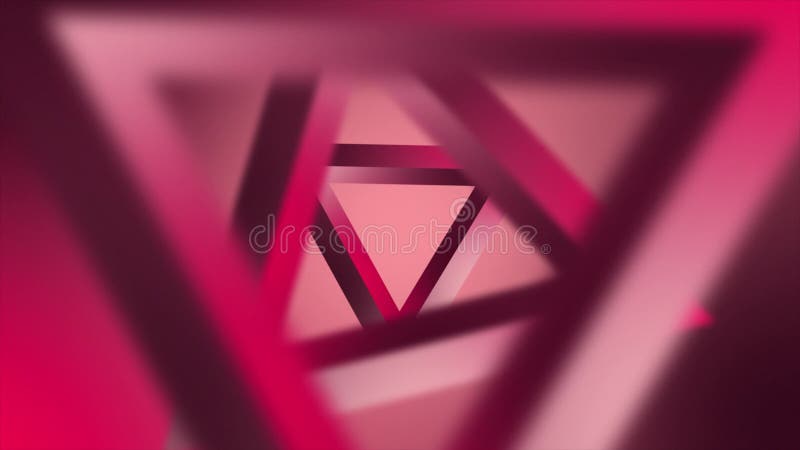3d Red Color Rotating Triangular Element Background Stock Footage ...