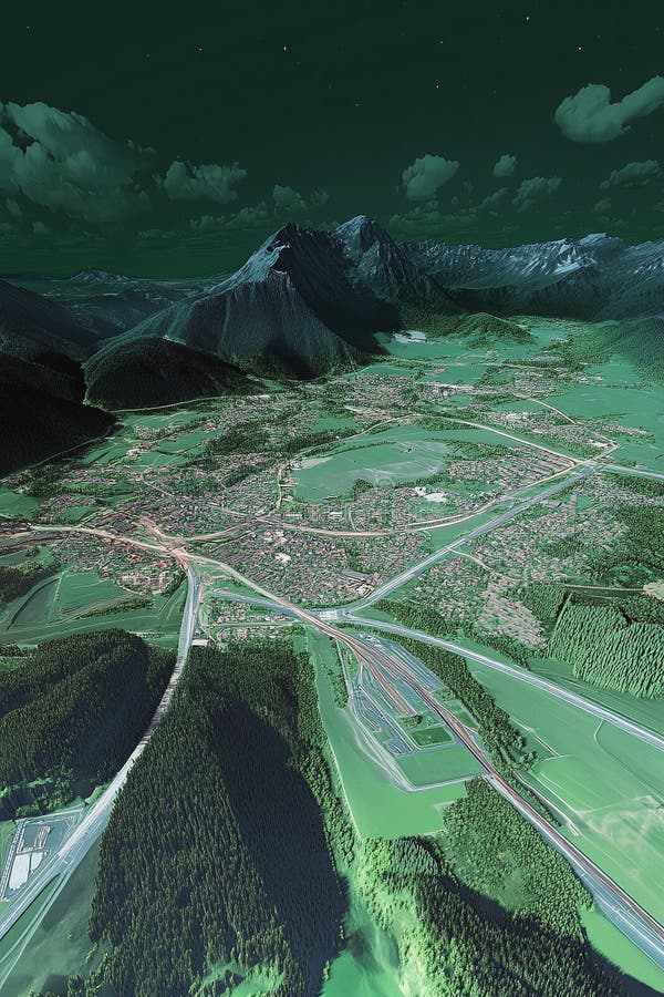 An Animated 3D Terrain Map Showcasing Active Disaster Response GIS ...
