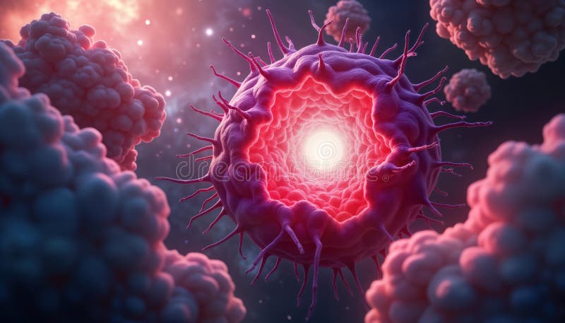 Animated Diagram Displays Hemolysis Process. Cellular Breakdown ...