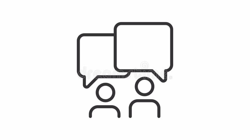 Animated Discussion Characters Stock Video - Video of talking ...