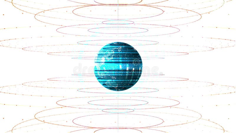 Digital Globe With Binary Code And Hud Animation Stock Video Video Of Code Glowing 318938477