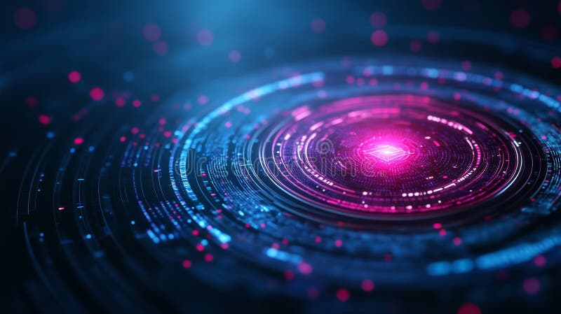 Animated Digital Security Concept Cybersecurity Data Protection Network ...