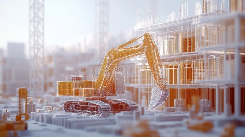 An Animated Display of Modular Construction Presenting Buildings Being ...