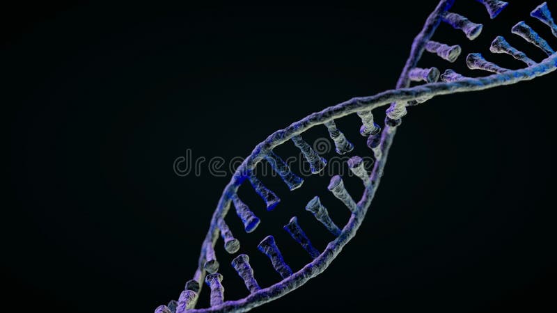 Animated DNA Chain Model. 3D Stock Video - Video of cell, evolution ...