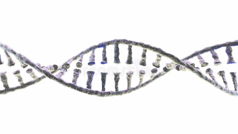 Animated DNA Chain Model. 3D Stock Footage - Video of focus, education ...