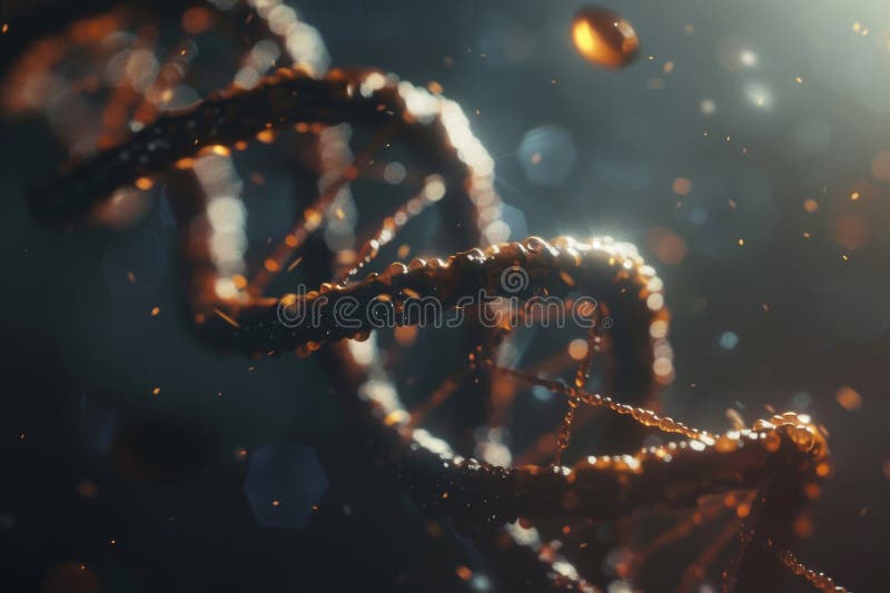 Animated DNA Replication Visualization Stock Illustration ...