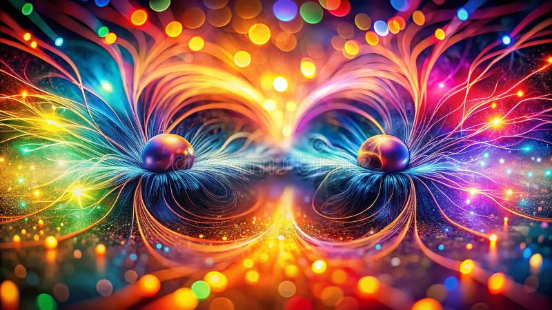 Animated Double Exposure Visualizing Magnetic Attraction and Repulsion ...