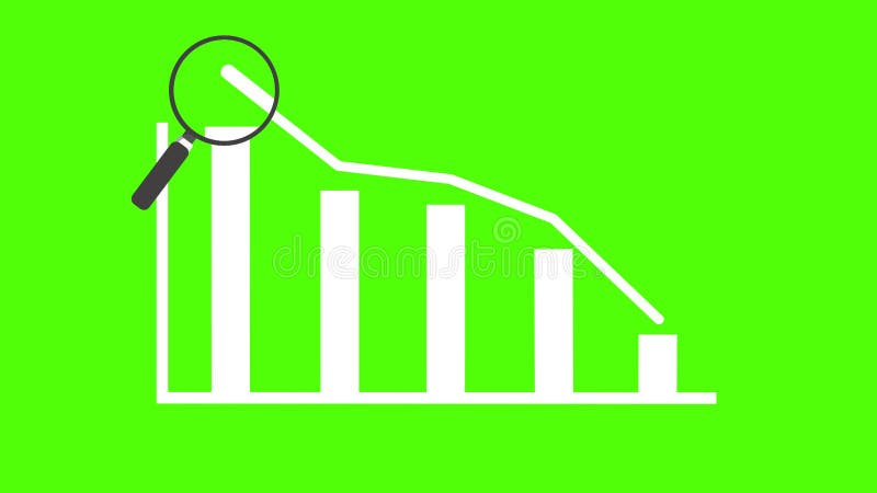 Animated Down Graph Analysis of Rising Bar Graph Loss Analysis with ...