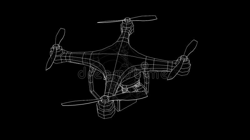 An Animated Drawing of a House Rotates on Its Axis Stock Footage ...