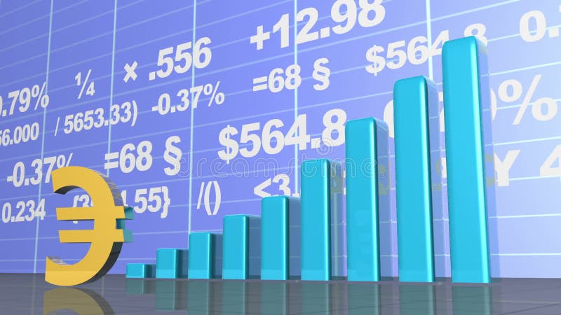 Economic Growth 3D Animated Concept. Stock Footage - Video of vibrancy ...