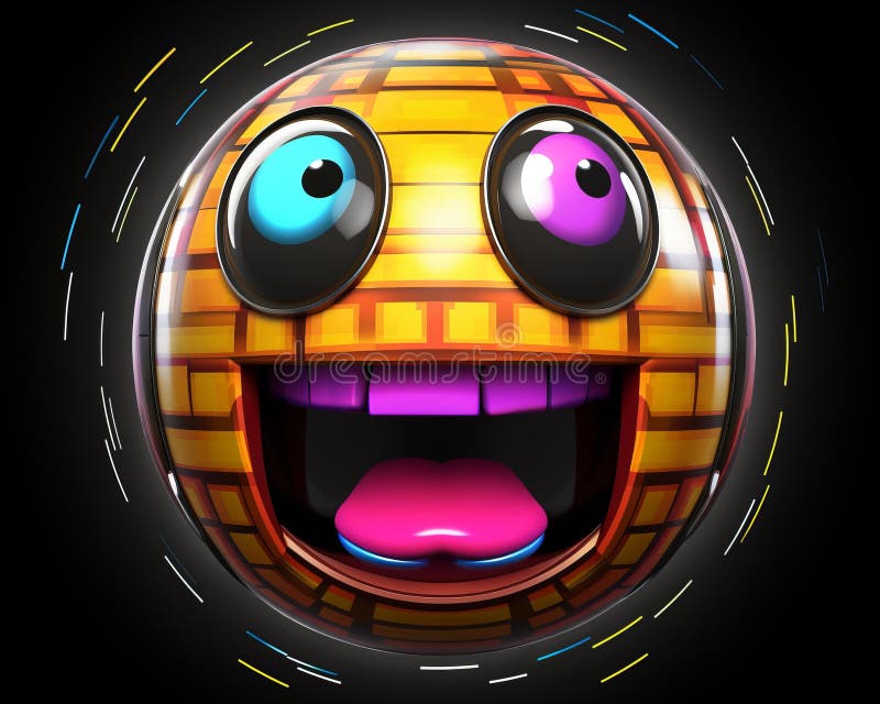 Happy Face Moving Animation