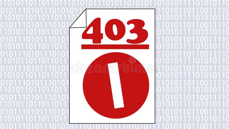 Animated forbidden symbol stock footage. Video of screen - 356873714