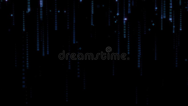 Animated Falling Square Particles Background Stock Video - Video of ...