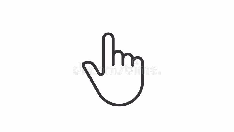 Animated Finger Touch Gradient Icon Stock Footage - Video of digital ... Animated Finger Touch Gradient Icon Stock Footage - Video of digital ...