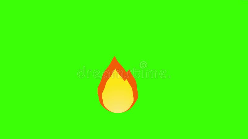 Animated Fire Small Fire Candle Green Screen Alpha Looping Fire 4k ...