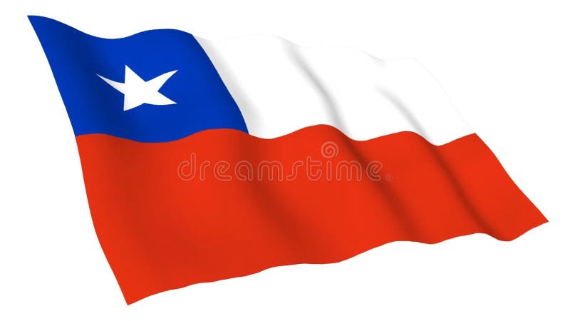 Chile Animated Flag Pack in 3D and Green Screen Stock Video - Video of ...