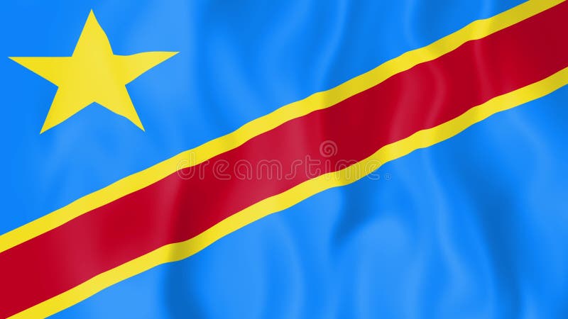 Animated Flag of the Democratic Republic of the Congo Stock Footage ...