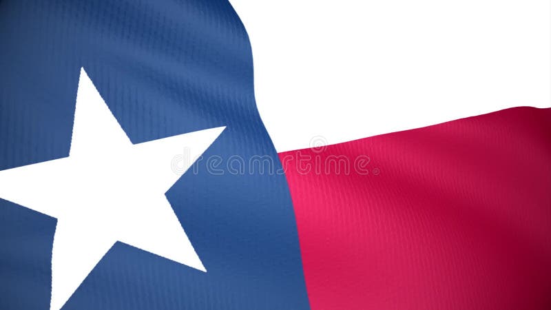 Animated flag of Texas stock video. Video of america - 109508437