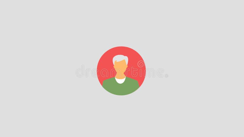 Animated Flat Icon Element on a Transparent Background Stock Video ...