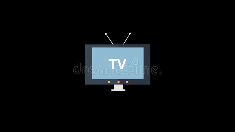 Animated Flat Icon Element on a Transparent Background Stock Footage ...