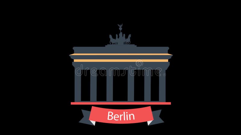 Animated Flat Icon Element on a Transparent Background Stock Video ...