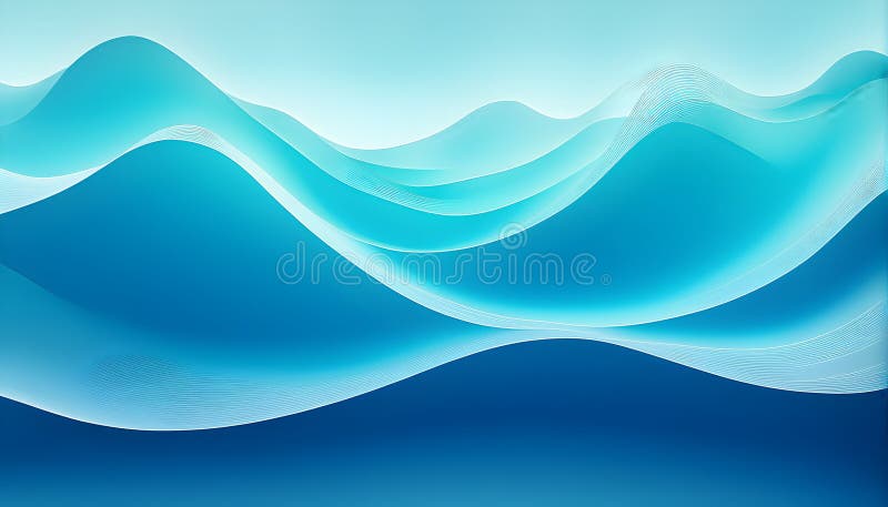 Animated Floating Particles in a Smooth, Slow Wave Pattern, Evoking a ...