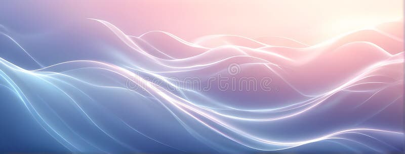 Animated Floating Particles in a Smooth, Slow Wave Pattern, Evoking a ...