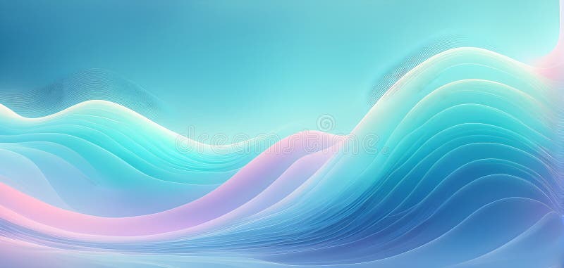 Animated Floating Particles in a Smooth, Slow Wave Pattern, Evoking a ...