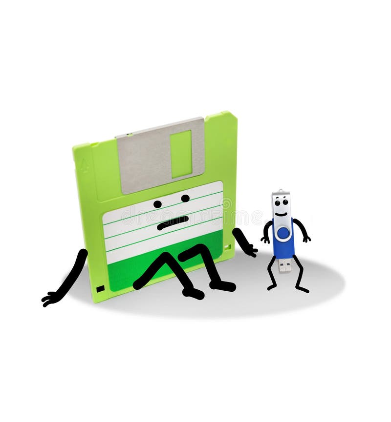 Animated Floppy Disk Concept Stock Image - Image of backup, hardware ...