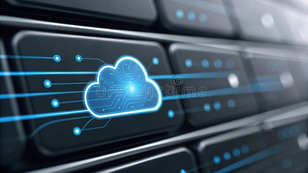 Animated Flow of Digital Transformation Connecting Various Cloud ...