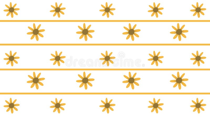 Animated Flowers Seamless Pattern in a Seamless Loop. Stock Footage ...