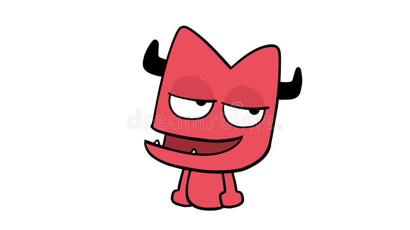 Animated Fun Ghost Changing Mood from Grumpy To Smiling - White ...