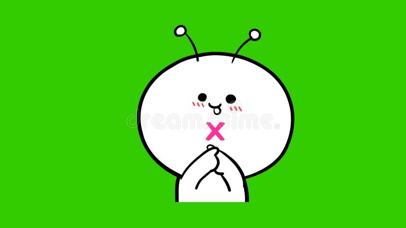 Animated Fun Ghost Hand Gesture - Green Screen Stock Video - Video of ...